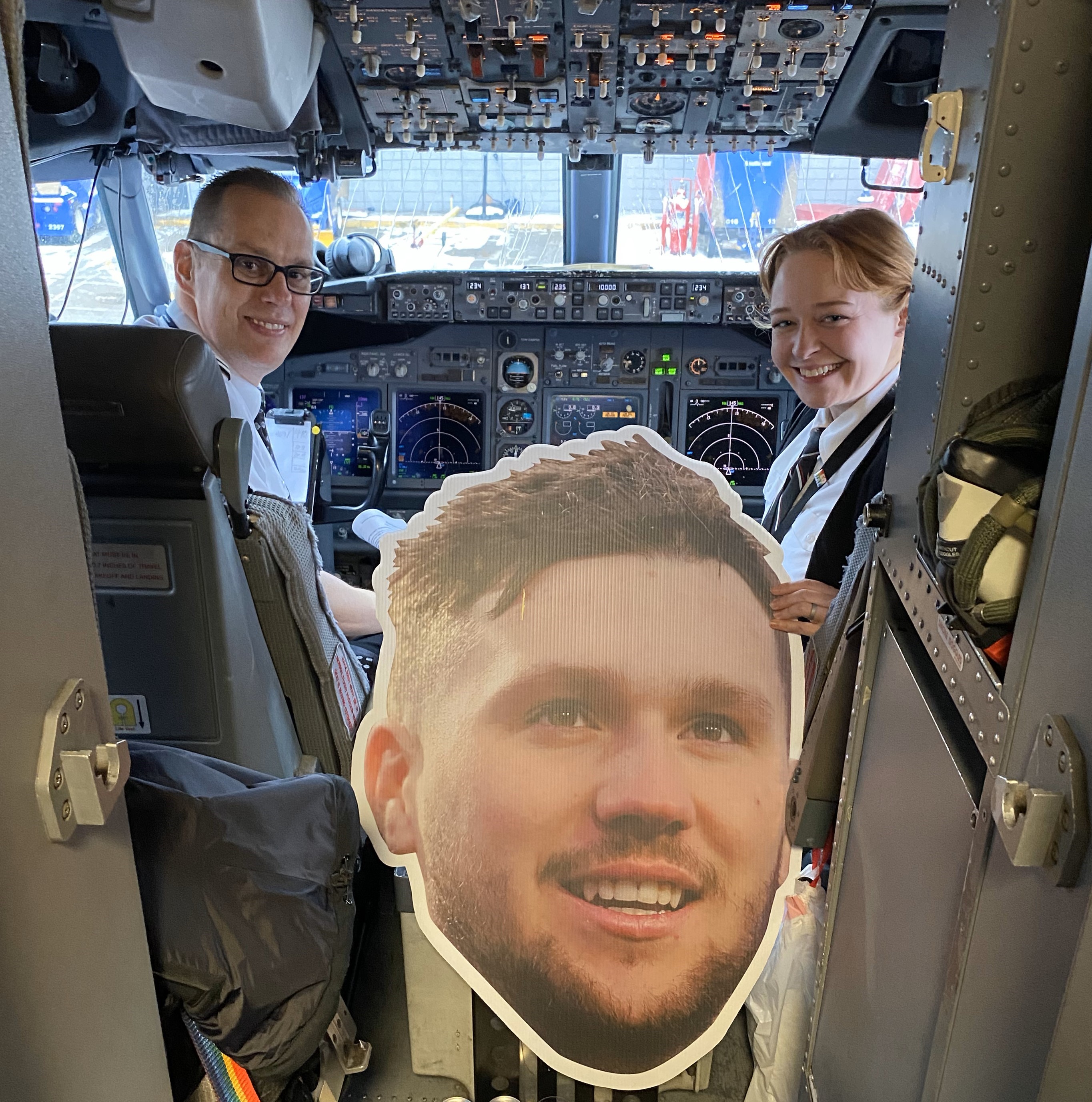 Celebrating Bills Fans at The Buffalo Airport - NFTA Elements