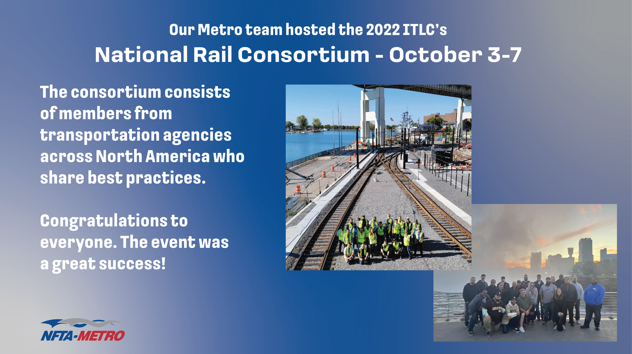 Metro Rail Hosted ITLC's National Rail Consortium in Buffalo - NFTA ...