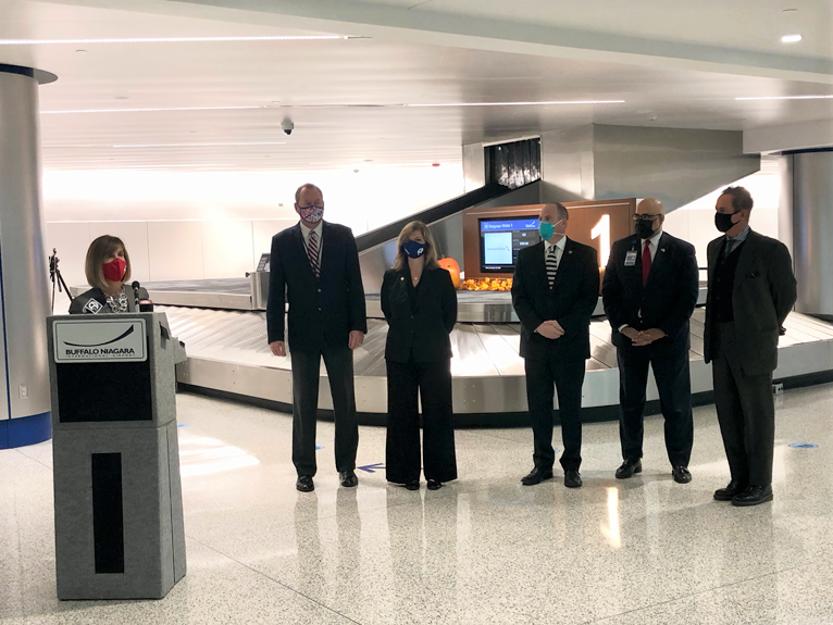 BNIA Unveils New Baggage Carousel - NFTA Elements
