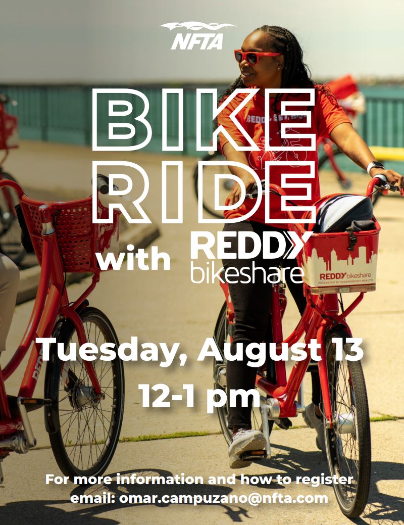 Join Us For A Reddy Bike Ride - NFTA Elements