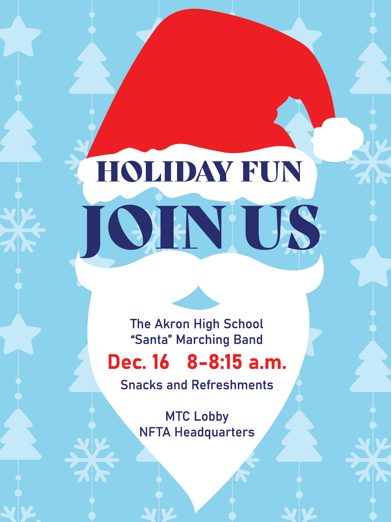 Join Us For Some Holiday Fun: Dec. 16 - NFTA Elements