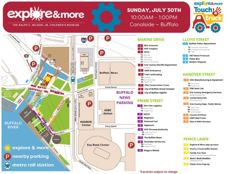 Join Us for Explore & More's Touch A Truck 2023 - NFTA Elements