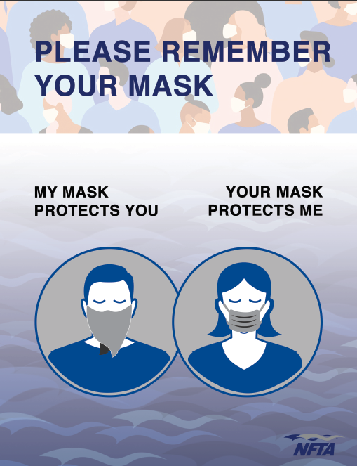 Keeping Everyone Safe - Mask Reminder - NFTA Elements