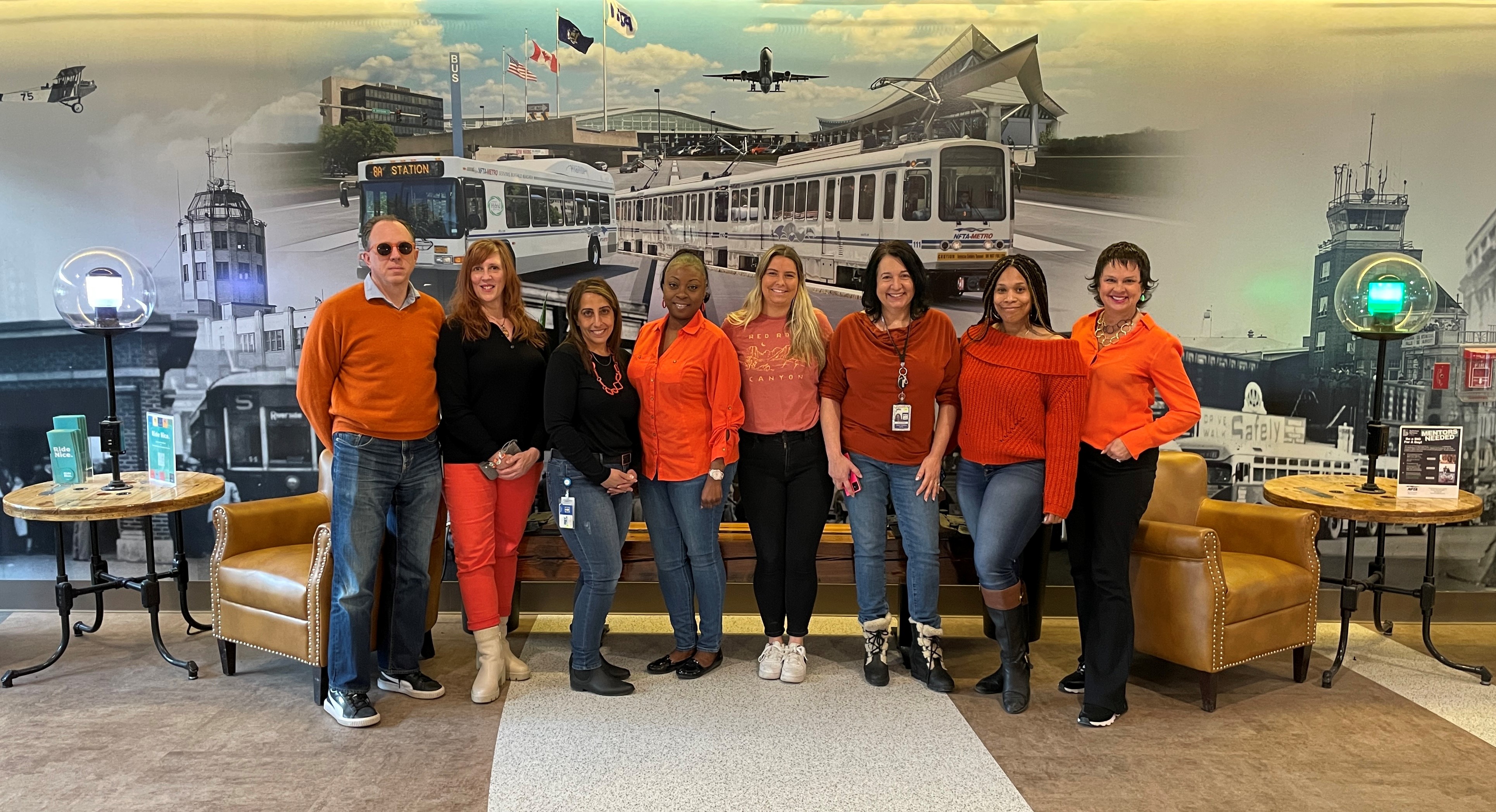 Going Orange In Support of DDAM, Beyond The Conversation - NFTA Elements