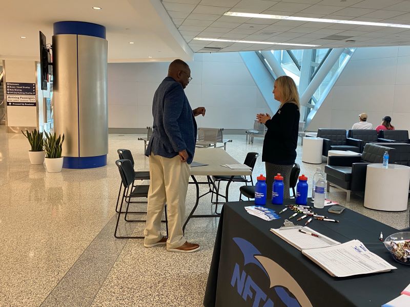 Recruiting at the Buffalo Airport - NFTA Elements